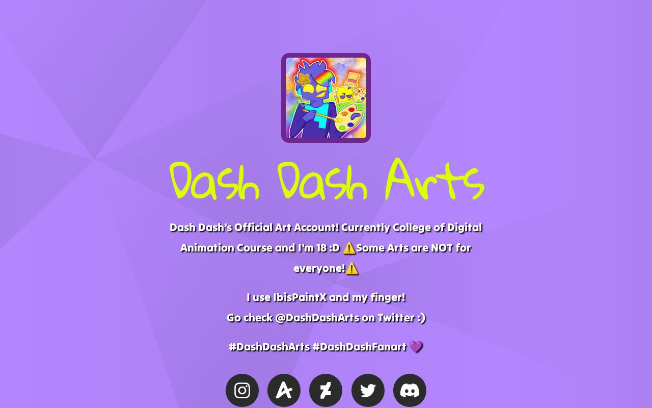 Dash Dash Arts's Socials